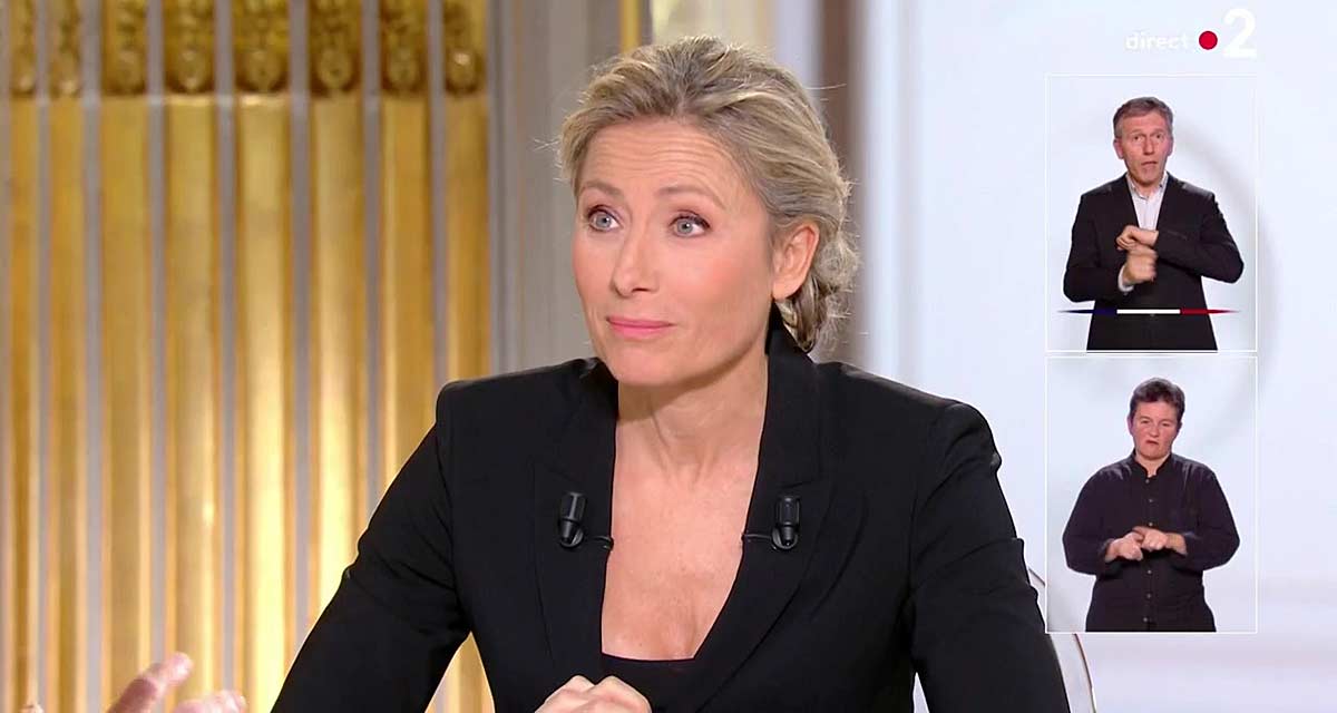 Anne Sophie Lapix Rembarrée Par Emmanuel Macron France 2 Voit Rouge